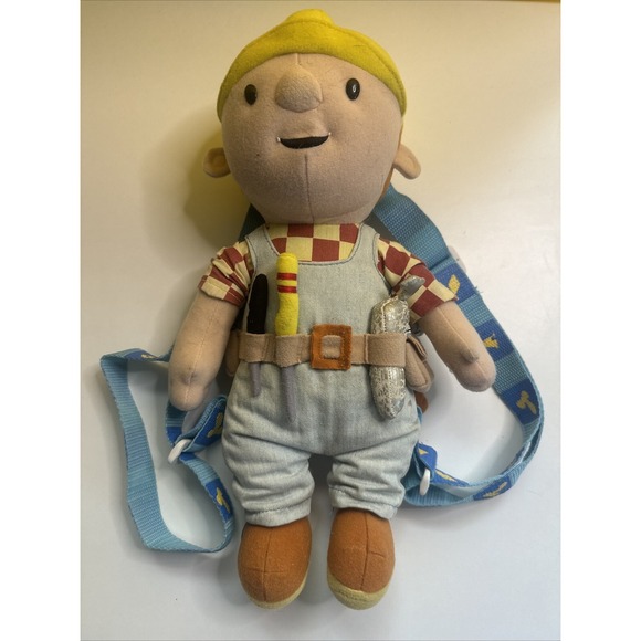 Accessories | 203 Bob The Builder 12 Inch Plush Backpack | Poshmark